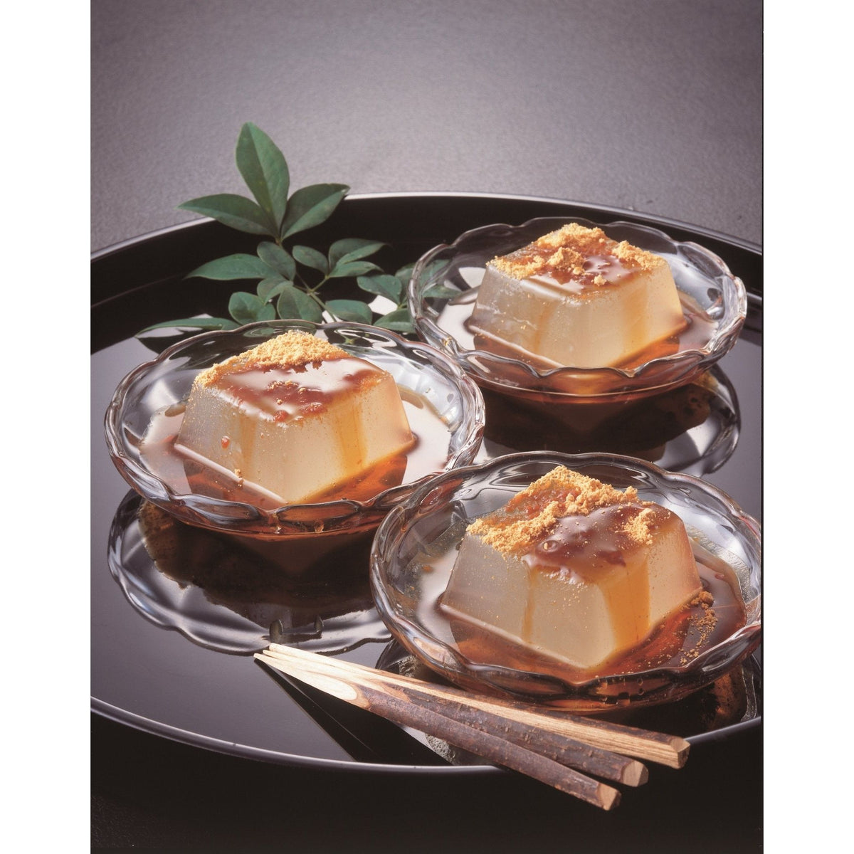 [Expédition incluse] [Préfecture Nara] Yoshino Kudzu Mochi Black Sweet Kinako / Froshiki ...